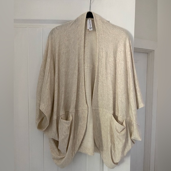 Athleta | Sweaters | New Athleta Cocoon Wrap Oatmeal Heather | Poshmark